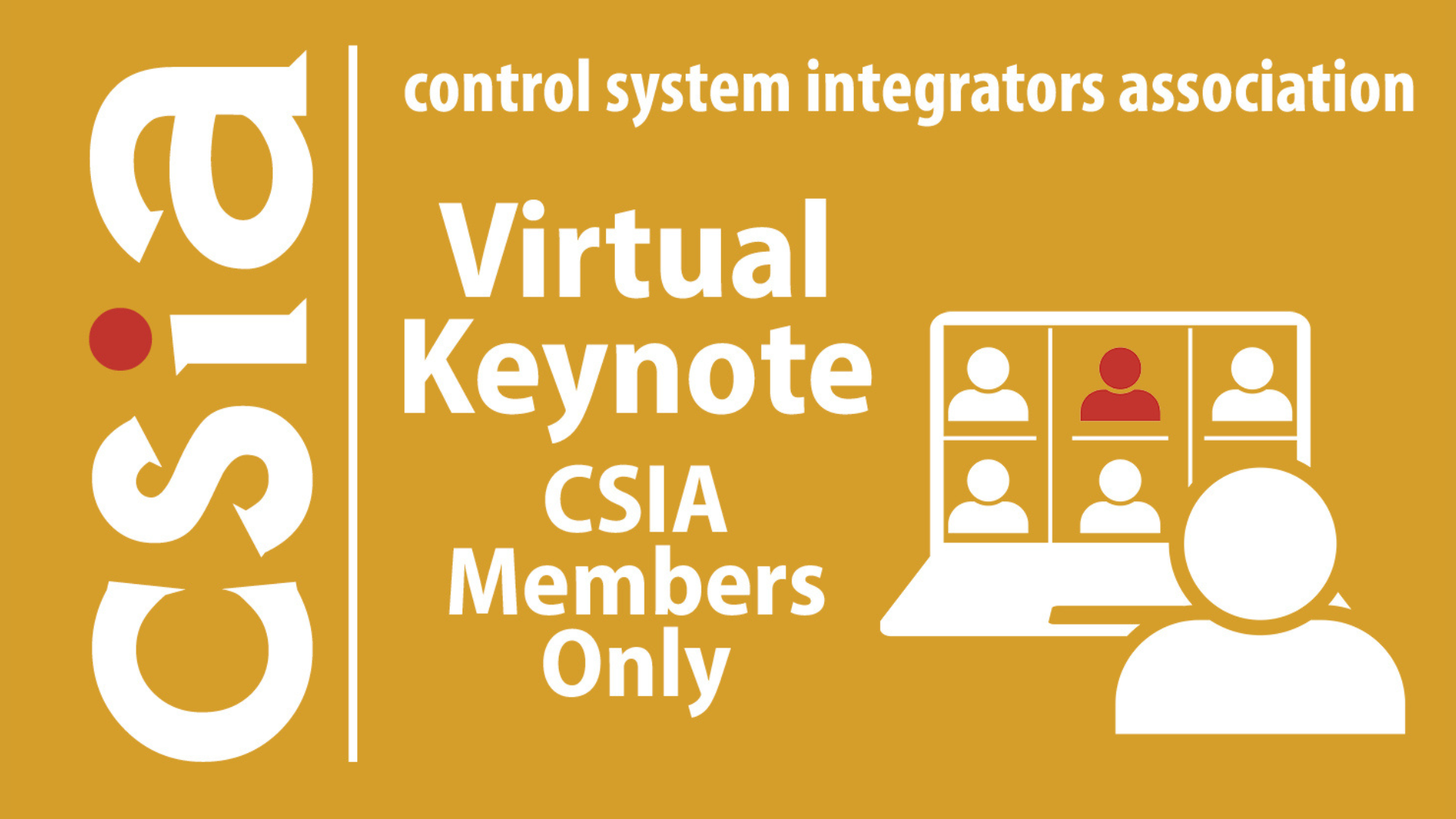 Virtual Keynotes Control System Integrators Association